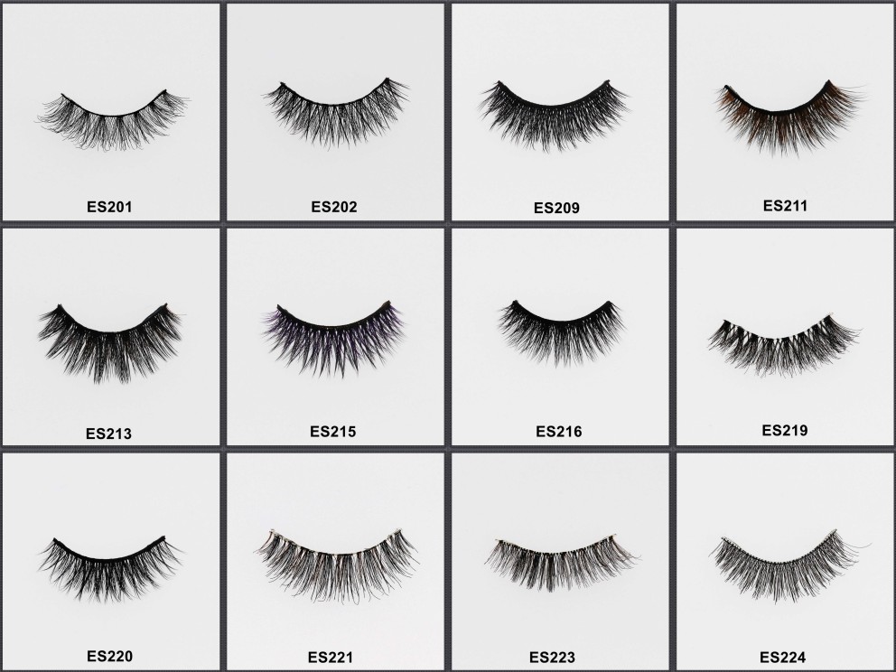 Double Layer Synthetic Human Hair Eyelash